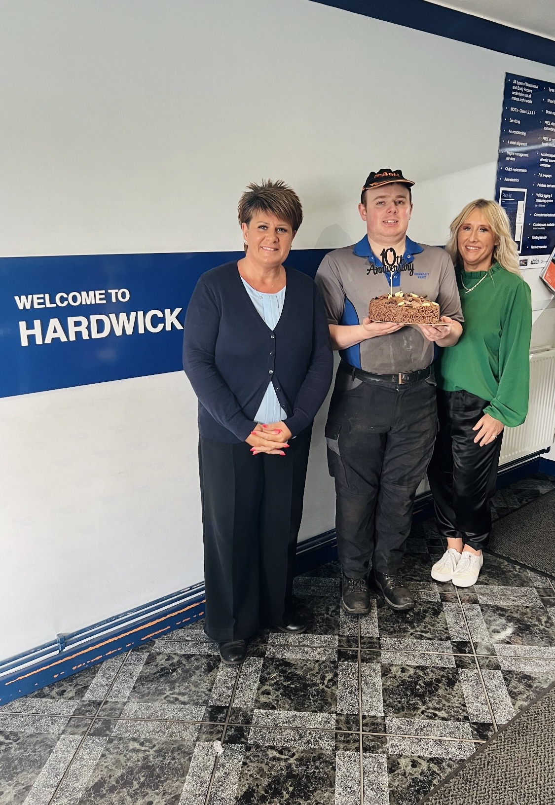 Celebrating Bradley’s Decade of Dedication - Hardwick Motor Co